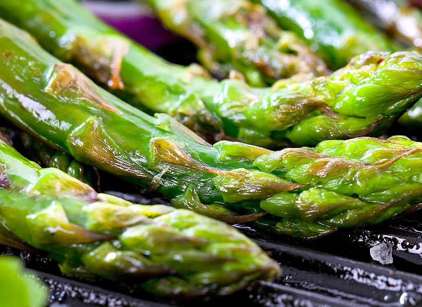 Asperges vertes marinées et grillées | Intermarché