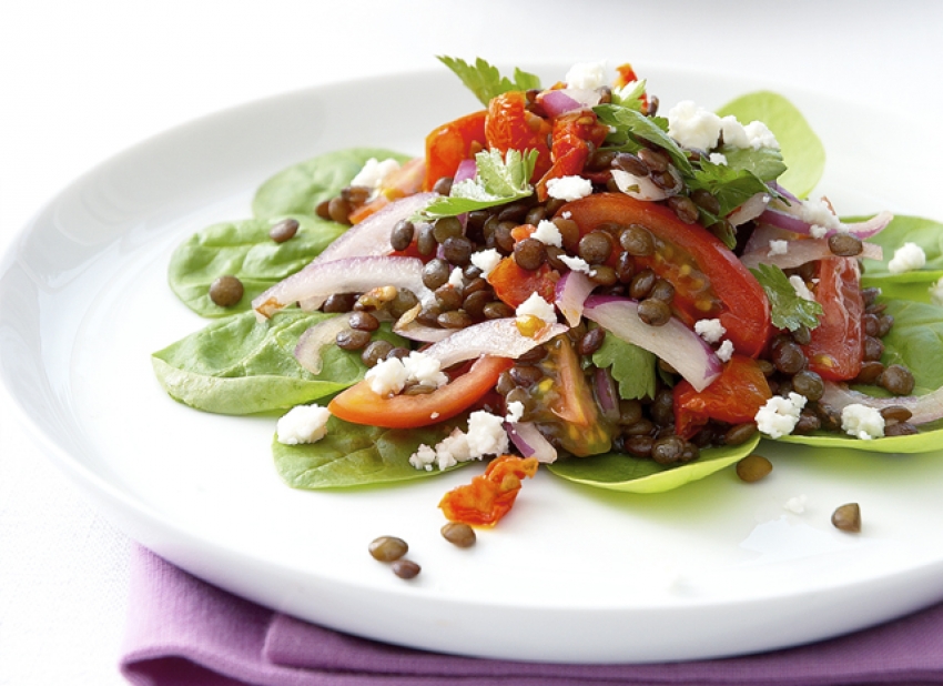 Recette de Salade tiède de lentilles | Intermarché