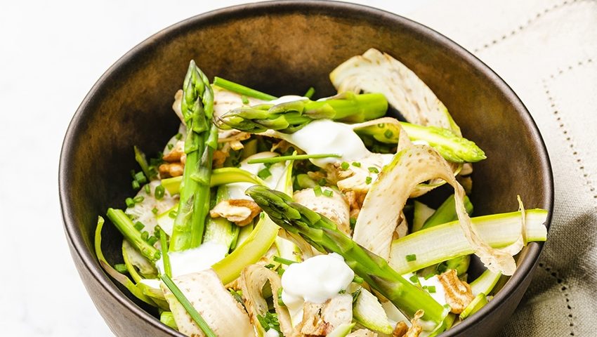 Stoofpotje van asperges en gerookte eend | Intermarché